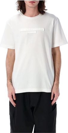 Alexander Wang Homme, Tops, Blanc, Taille: XS T-shirt à Logo Usé Blanc