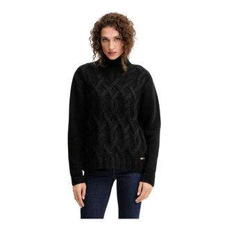 Silvian Heach Femme, Pulls, Noir, Taille: 44 FR Pull col roul&eacute; Henry