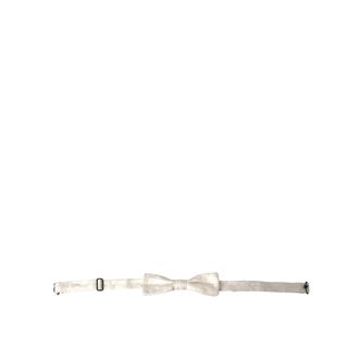 Dolce & Gabbana Wei&szlig;e Blumen Seidenfliege - - Accessories - Herren - Wei&szlig; - ONE SIZE