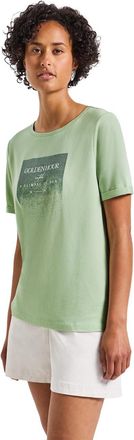Street One Damen A323580 Shirt mit Schimmer-Print, Soft Jade Green, 36