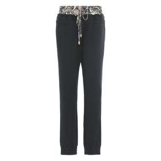 Just Cavalli Baumwoll-Jogginghose - - Trousers - Damen - Schwarzk - XS