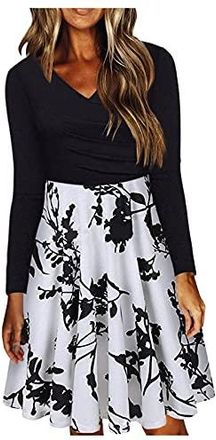 Generic Robes amincissantes 2026 Robe longue pour femmes Deep VWedding Fashion, blanc, L