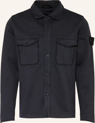 Stone Island Sweatjacke Ghost blau