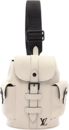 Louis Vuitton Pre-owned Christopher XS Taurillon Leather Waist Bag - Homme - Pre-owned - Beige - Taille: ONE Size