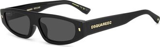 Dsquared2 Femme, Accessoires, Noir, Taille: 60 MM D2 0184/G/S Lunettes de soleil