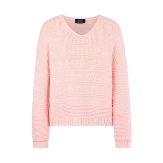 Marc Cain V-Ausschnitt Pullover - - Knitwear - Damen - Rosa - M