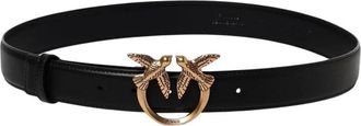 Pinko Pinko, Femme, Accessoires, Noir, Taille: ONE Size Leather Belt