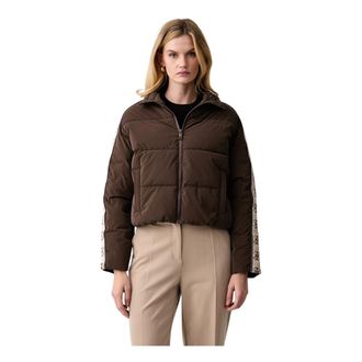 Guess Neue Jean Puffer Jacke - - Jackets - Damen - Braun - XL