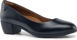 Shoes For Crews WILLA - Bequeme Berufsschuhe aus Leder, gepolsterte Einlegesohlen, Rutschhemmende Laufsohle, klassischer Stil für Büro, OB SR - für Damen