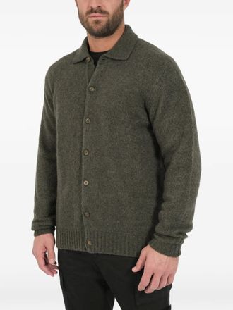 Nn.07 Gekn&ouml;pfte Lee Hemdjacke - Gr&uuml;n