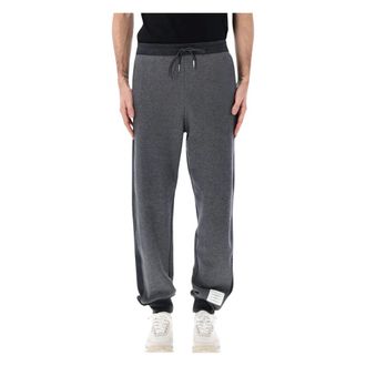 Thom Browne Sweatpants W/ Engineered Bar in Solid - - Trousers - Herren - Grau - XL