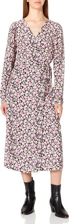 Pieces PCCARLY LS WRAP MIDI Dress BC