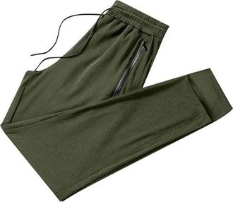 Generic Pantalon de jogging l&eacute;ger pour homme - Respirant - Pantalon de surv&ecirc;tement l&eacute;ger - Taille &eacute;lastique - Pantalon de sport - S&eacute;chage rapide - Pantalon de