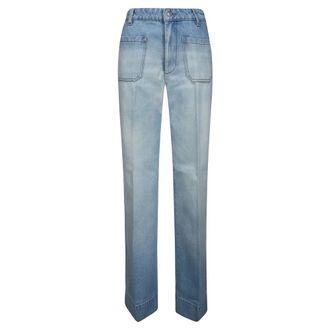 Victoria Beckham Alina Jean - Regular - - Jeans - Damen - Blau - W27
