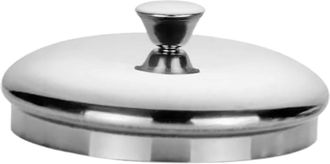 Holibanna Ersatzdeckel F&uuml;r Becher Tassendeckel Aus Edelstahl Becherabdeckung Mit Griff Getr&auml;nkedeckel F&uuml;r Wasserbecher Metalldeckel F&uuml;r Trinkbecher Runde Glasab