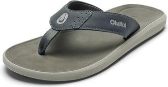 Olukai Pili Sandales en cuir pour homme, design &eacute;l&eacute;gant et polyvalent, sangles confortables et imperm&eacute;ables, soutien de la vo&ucirc;te plantaire et usage quotidien