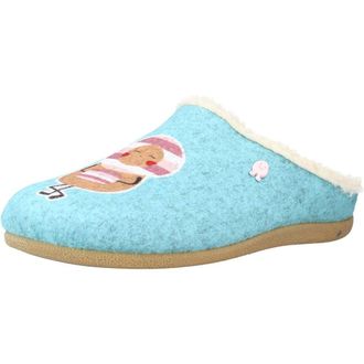 Hot Potatoes NUSDORF, Hausschuh Damen, Aguamarina, 34 EU