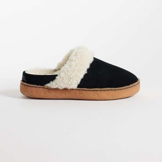 Sorel Nakiska Hausschuh mit Sherpa-Futter in Schwarz