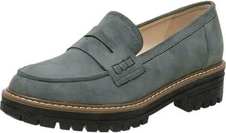 Generic Sac à dos bandoulière en cuir avec semelle épaisse et couleur unie pour femme, confortable et confortable, à enfiler Blouse certifiée, vert, 41 EU