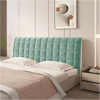 Generic Kopfteilbezug Bettkopfbezug Doppelbett King-Size-Bett Samt Bett-Kopfteil-Schonbezug Stretch Einzel-/Doppelbett-Kopfteil-Bez&uuml;ge Gepolsterter Schlafzimm