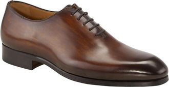 Magnanni Oxford-Schn&uuml;rschuhe in Wholecut-Bauweise aus Glattleder in