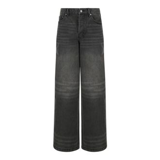 Ksubi Gewaschene schwarze Wide-Leg Jeans - - Jeans - Herren - Grau - W34