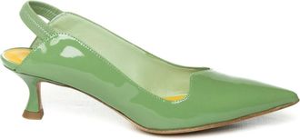 Mara Bini Femme, Chaussures, Vert, Taille: 40 EU Chanel Slingback