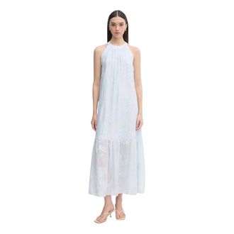 Gaud&igrave; Femme, Robes, Bleu, Taille: 36 FR Robe Longue
