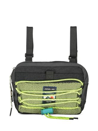 Diesel Rucksack mit Zierkordeln - Schwarz