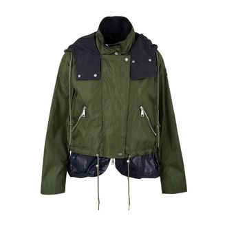 Add Mantel mit Frontrei&szlig;verschluss und verstellbarer Taille - - Jackets - Damen - Gr&uuml;n - S