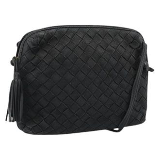Bottega Veneta Pre-owned Canvas Shoulder Bag - - Pre-owned - Damen - Schwarzk - ONE SIZE
