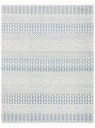 Safavieh Boho Teppich für Wohnzimmer, Esszimmer, Schlafzimmer - Natura Collection, Kurzer Flor, Elfenbein, 122 X 183 cm