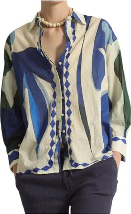 mare di latte Femme, Blouses et Chemises, Multicolore, Taille: 42 FR Fiorina Orchids Chemise