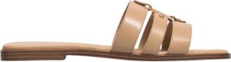 Twinset Femme, Chaussures, Beige, Taille: 39 EU Sandales Slides &agrave; Brides