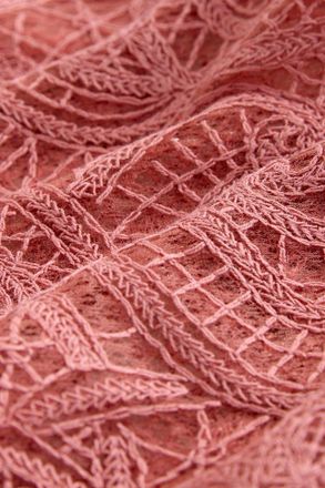 Next Langarmbluse Bluse mit V-Ausschnitt, Paisley-Muster und Spitze (1-tlg)