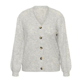 Kaffe Curve Femme, Pulls, Gris, Taille: 38 FR Cardigans