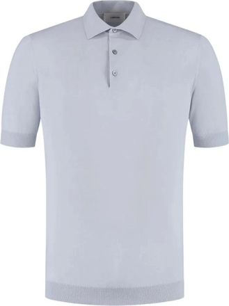 Lardini Homme, Tops, Bleu, Taille: L Polo en maille de coton