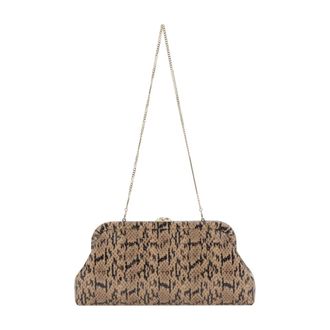 Jimmy Choo London Femme, Sacs, Brun, Taille: ONE Size Emmie Kigali Snake Printed