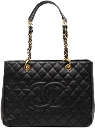 Chanel Shopper - Caviar Grand Shopping Tote - Gr. unisize - in Schwarz - f&uuml;r Damen