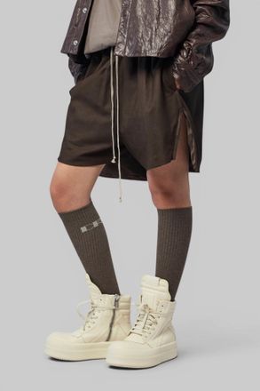 Rick Owens Shorts In Pelle - Boxers
