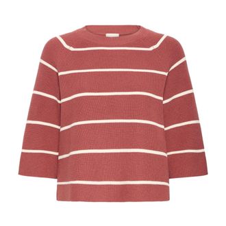 Ichi Rundhals-Strickware - - Knitwear - Damen - Braun - L