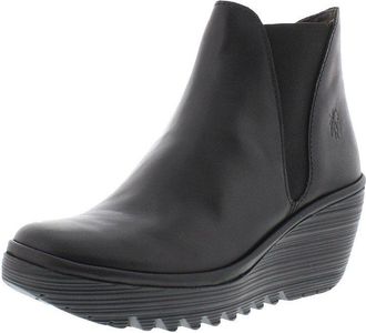 FLY London Fly London Yoss, Damen Kurzschaft Stiefel, Schwarz (Black 010), 42 EU (9 Damen UK)