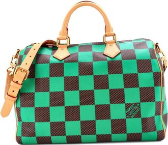 Louis Vuitton Speedy Bandouliere Bag Damier Pop 40 satchel - Marron