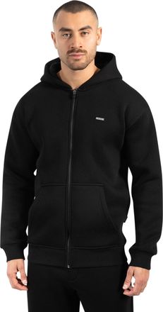 Smilodox Zip Hoodie Herren Ilyas, Strickjacke mit Logo auf der Brust, durchgehendem Frontzipper, weichem Stoff, Hoody Gerippter Bund f&uuml;r stabilen Sitz, ideal f