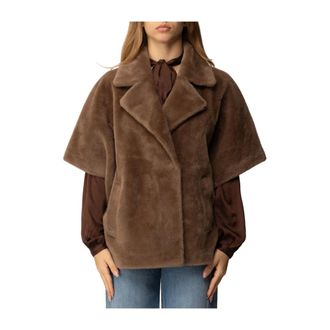 Manila Grace Damen, M&auml;ntel, Braun, 2XSGr&ouml;&szlig;e