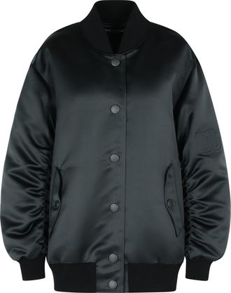 Dolce & Gabbana Black Polyester Bomber veste