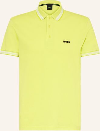 HUGO BOSS Piqu&eacute;-Poloshirt Paddy Curved Regular Fit gruen