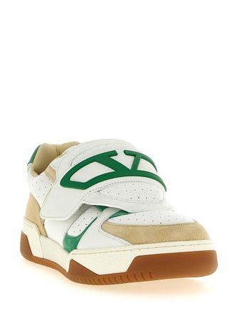 Valentino Garavani Mens Multicolor Leather Athletic Sneakers