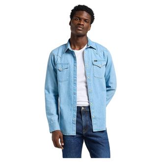 Lee Herren Regular Western Shirt, Lakeside Wash, XXL EU