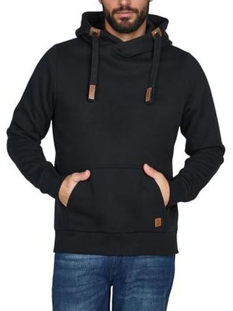 Riverso Riverso RIVniklas Pull &agrave; Capuche pour Homme avec Capuche et Poche Kangourou, col crois&eacute; r&eacute;gulier, uni, Coton, Gris, Marron, Vert, Rouge, Bleu, Noir, S